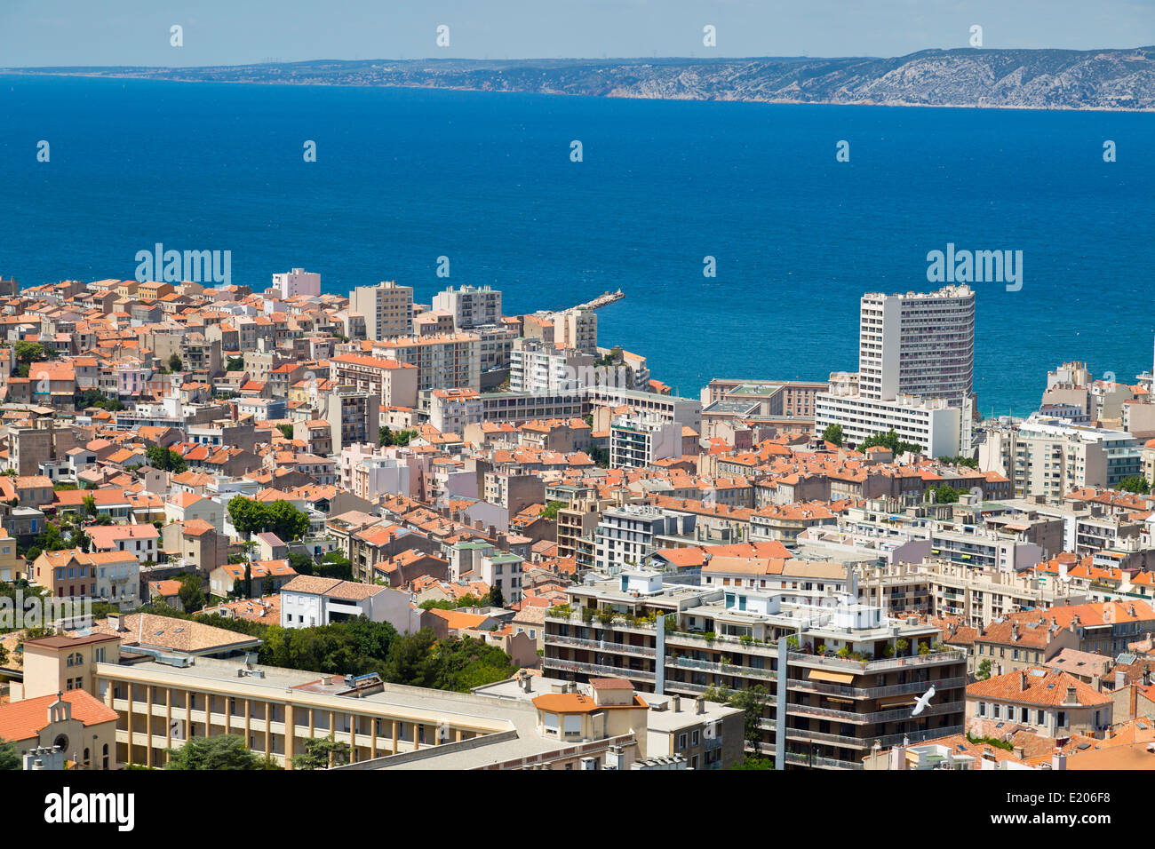 Aerial View over Marseille, France Stock Photo - Alamy