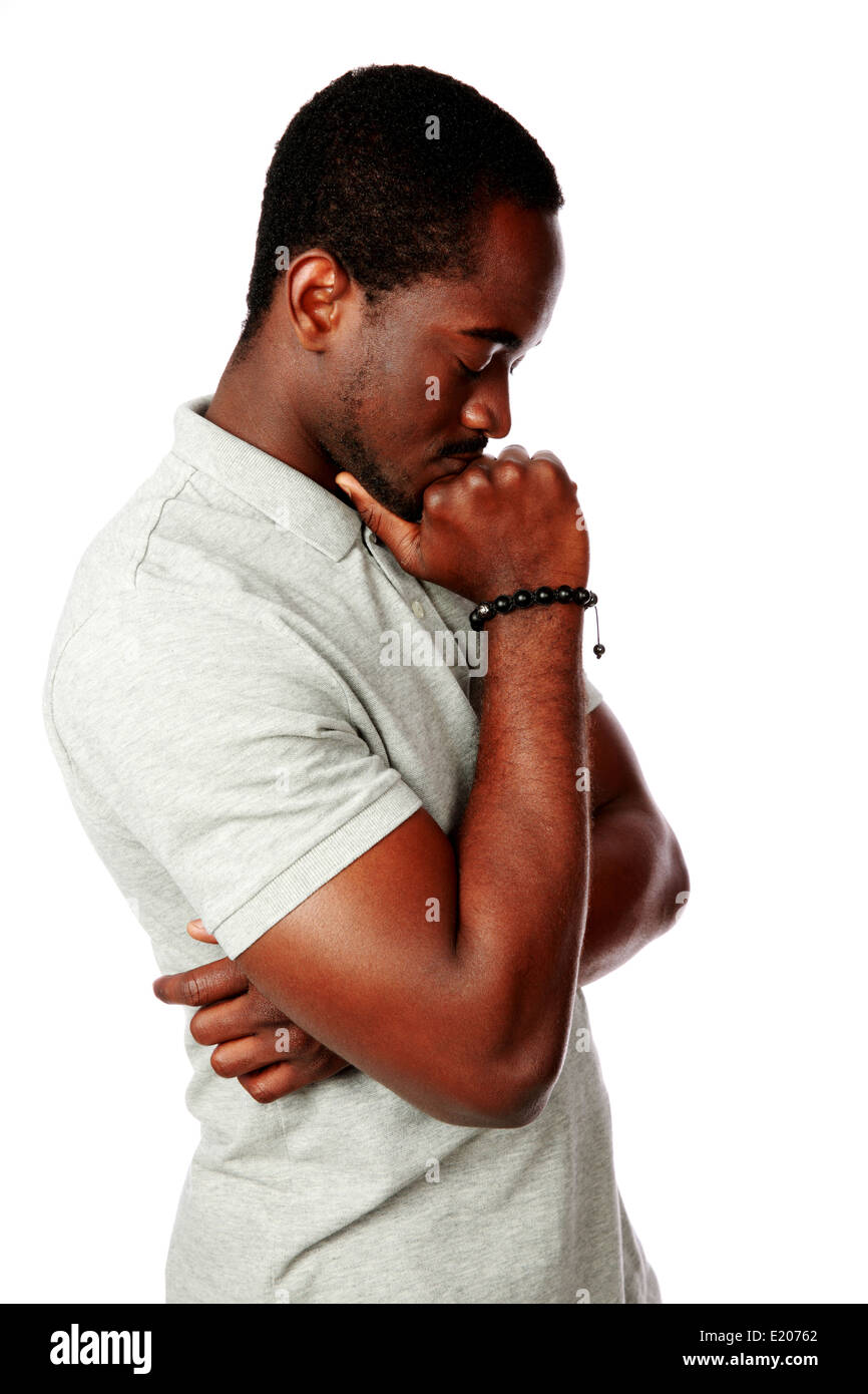 Handsome african man Stock Photo - Alamy