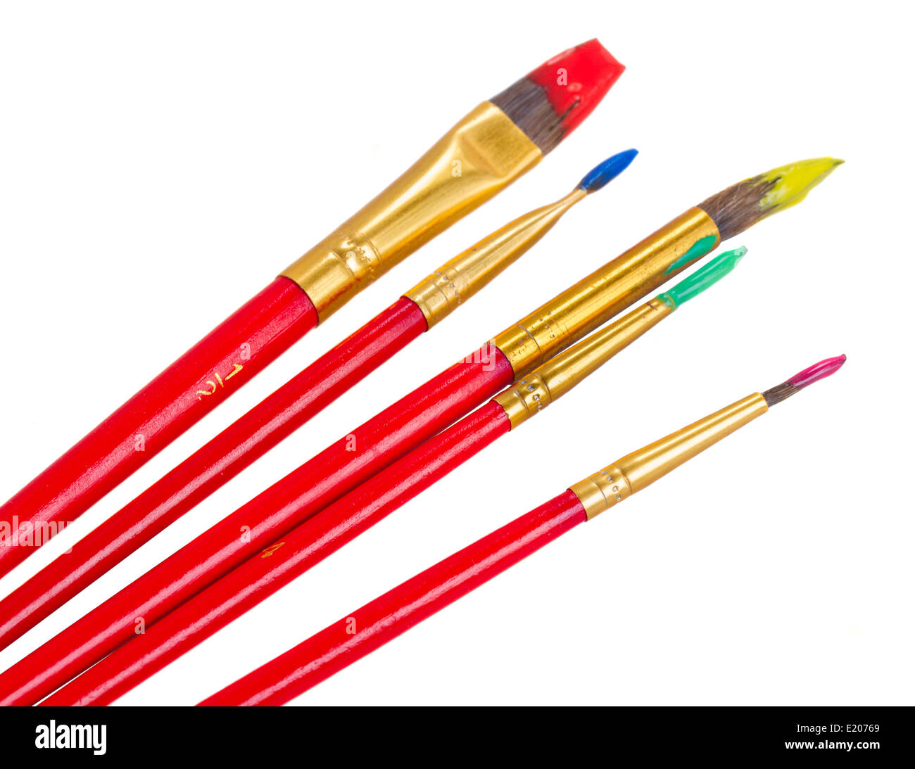 set of brushes Stock Photo - Alamy