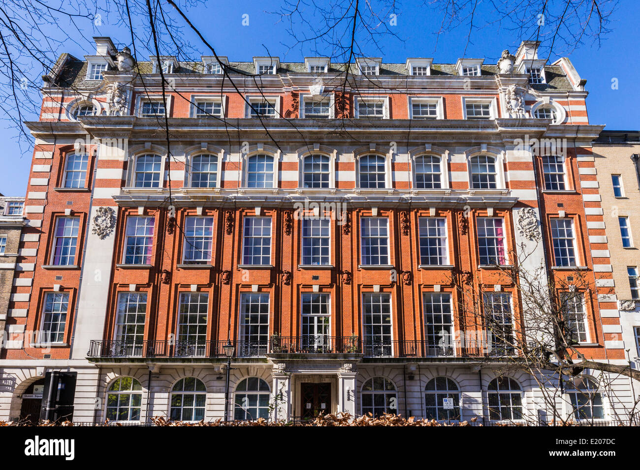 Sir Charles Symmonds house at 8-11 Queen Square - London Stock Photo ...