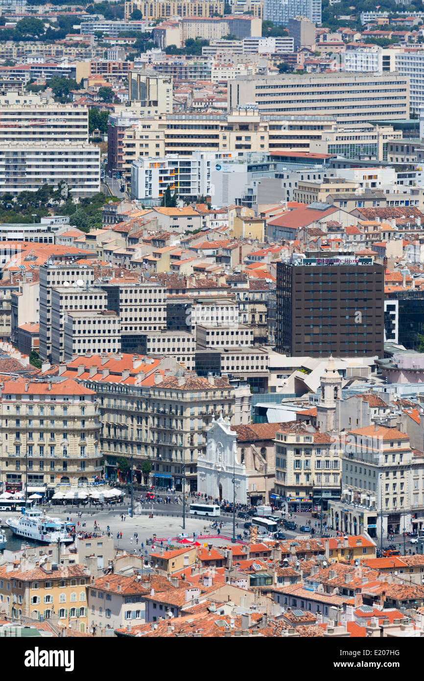 Aerial View over Marseille, France Stock Photo - Alamy