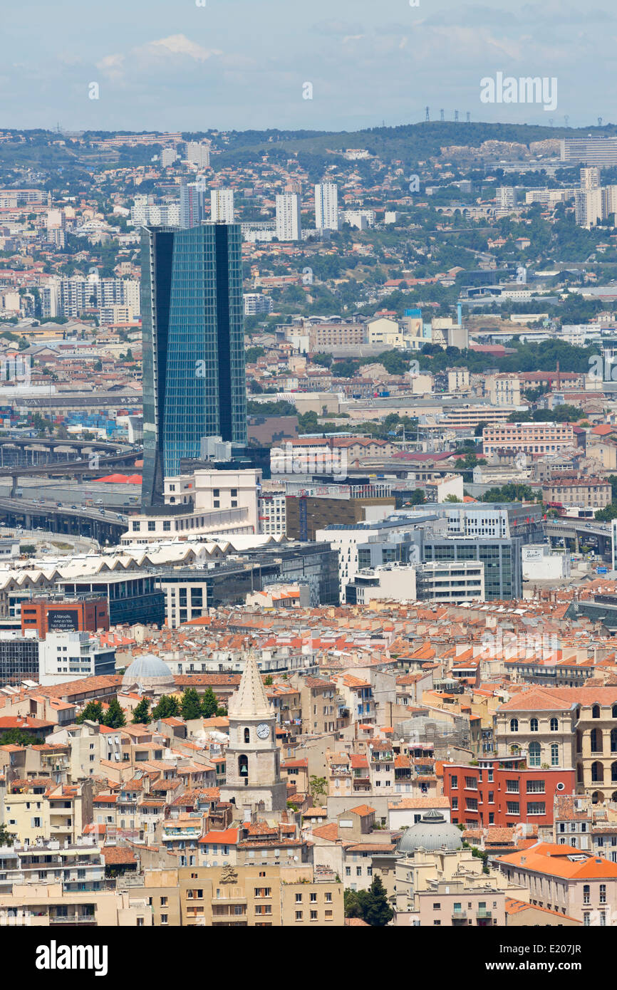 Birds eye view marseille france hi-res stock photography and images - Alamy