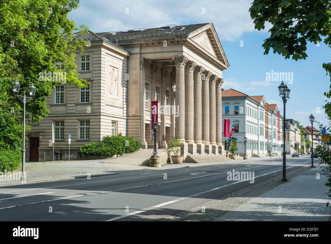 Das Meininger Theater, Neoclassicism, 1909, Meiningen, Thuringia ...