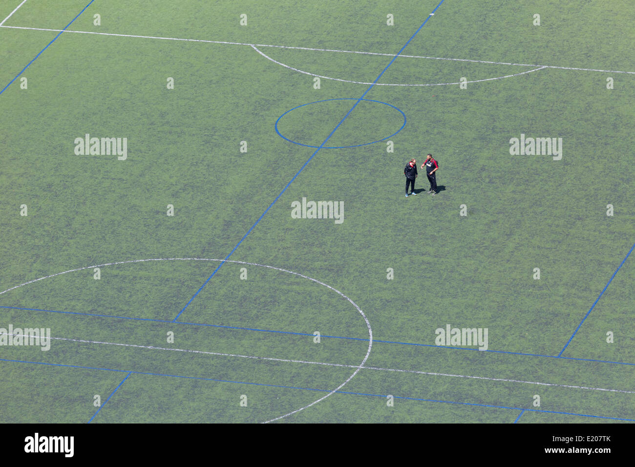 Aerial View over a Football Field in Marseille, France Stock Photo - Alamy