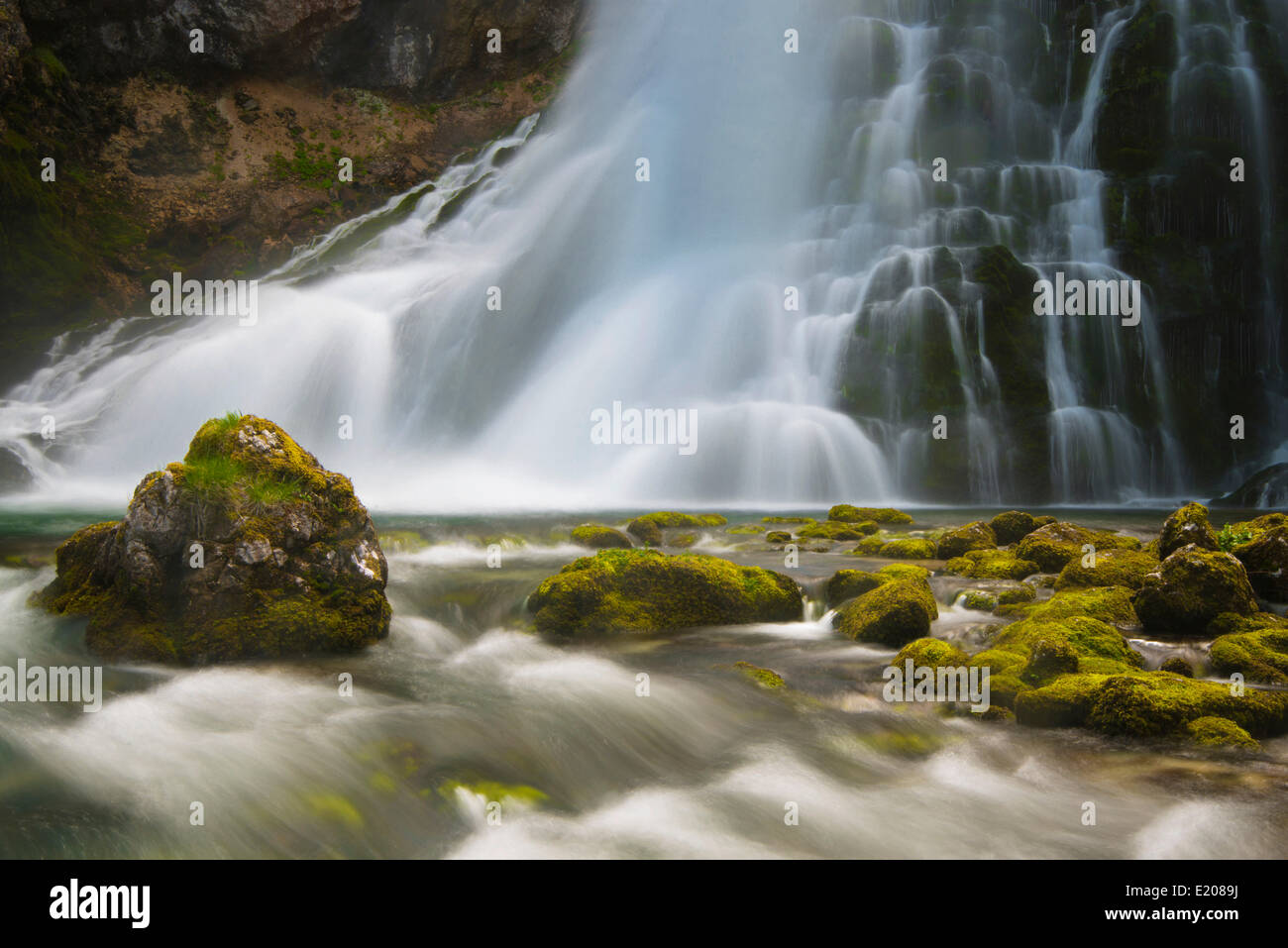 Golling Waterfall, Golling, Tennengau, Salzburg, Austria Stock Photo ...