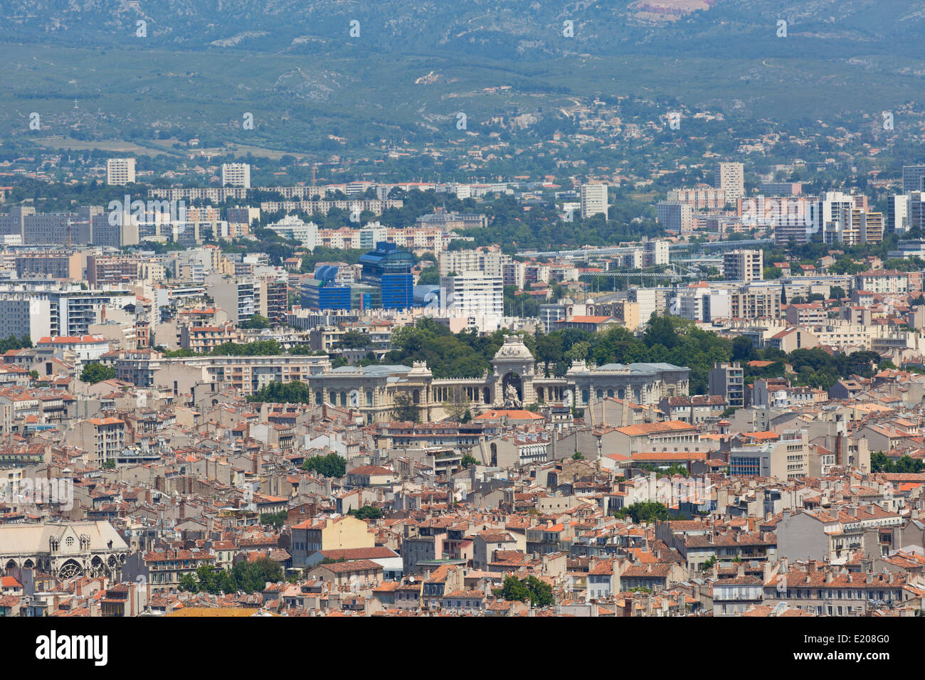 Aerial View over Marseille, France Stock Photo - Alamy