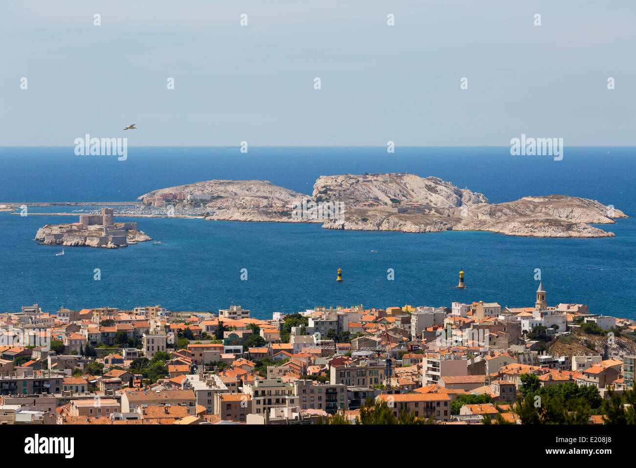 Aerial View over Marseille, France Stock Photo - Alamy