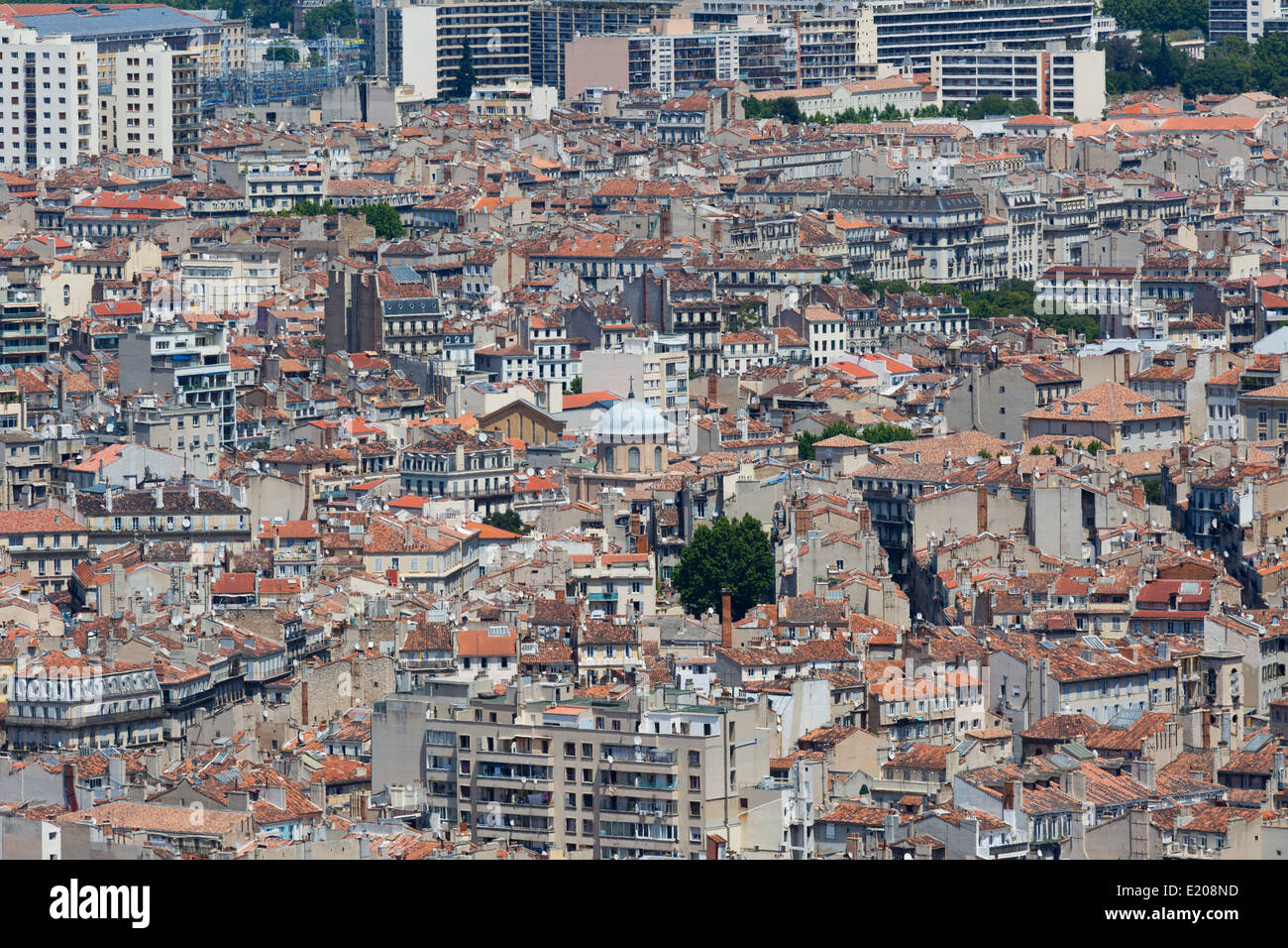 Aerial View over Marseille, France Stock Photo - Alamy
