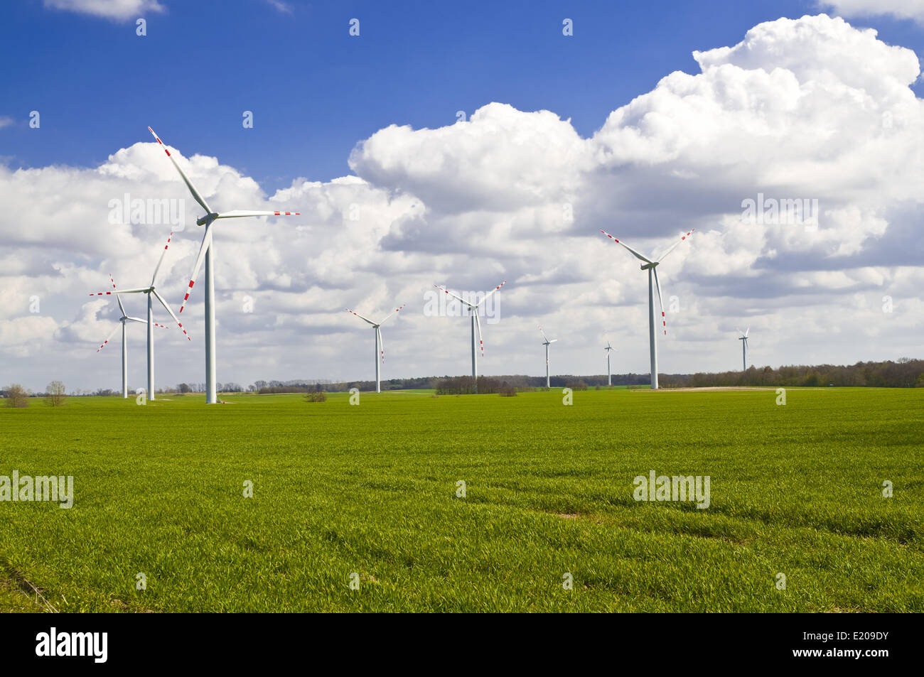 Farm land wind turbines hi-res stock photography and images - Alamy