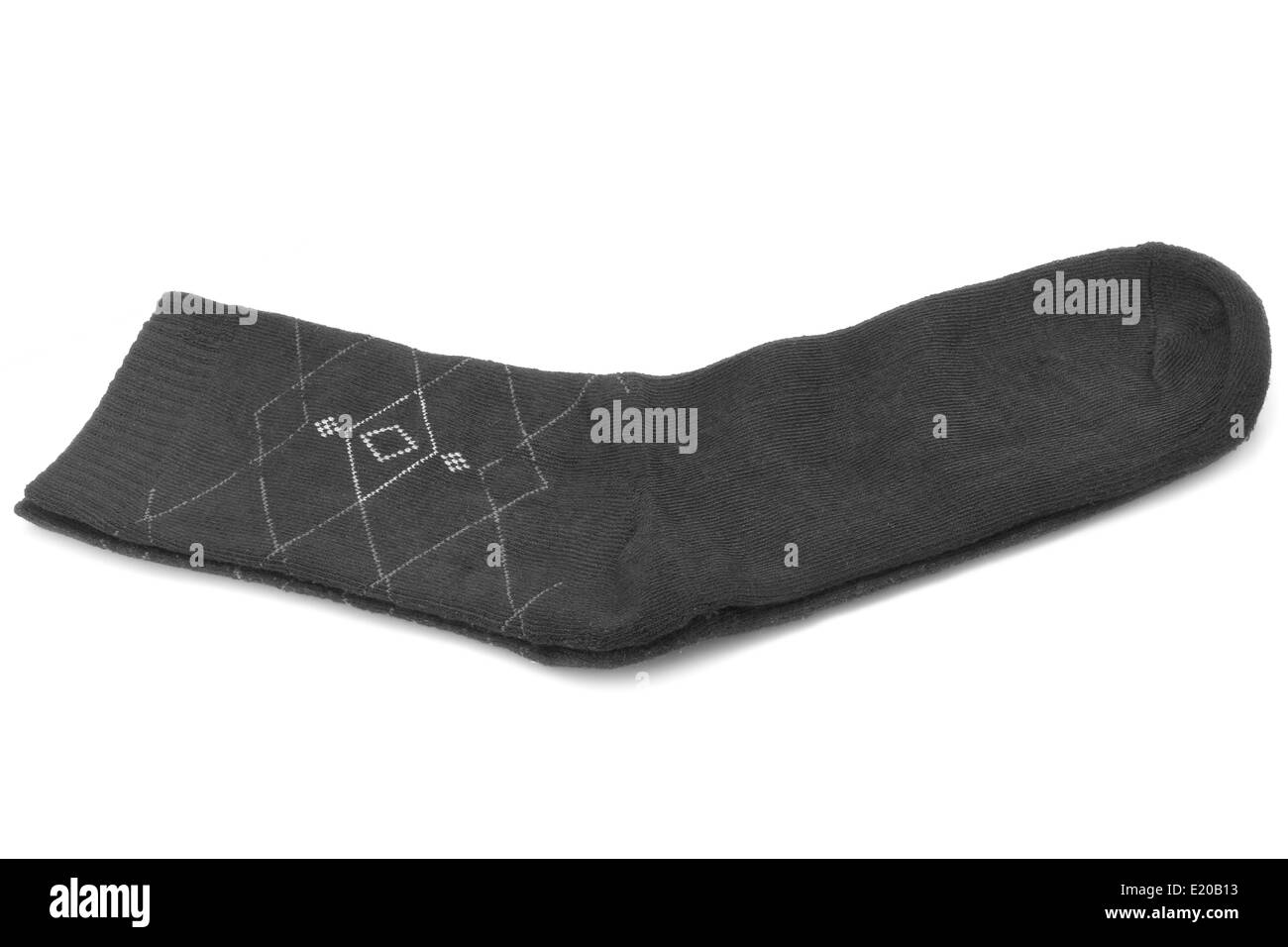 Grey socks close-up on white background Stock Photo - Alamy