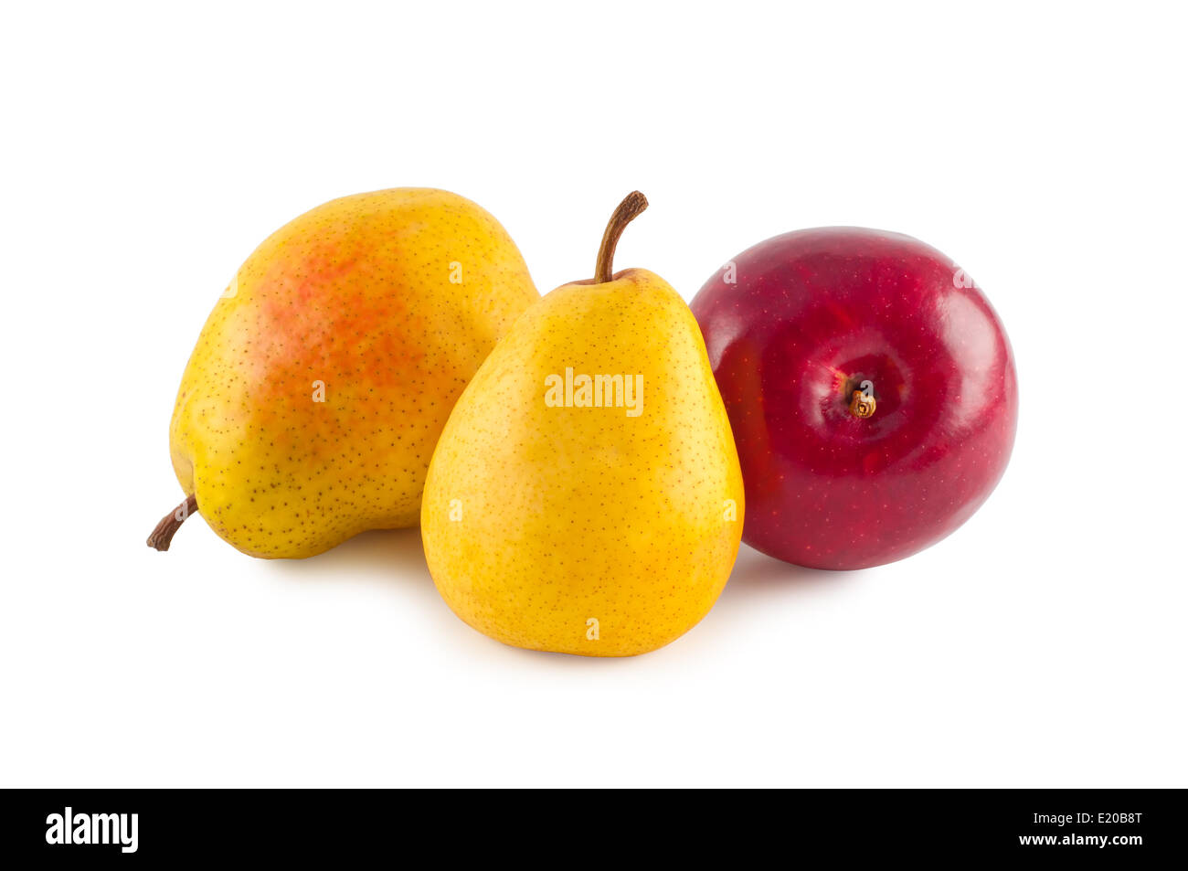 Red apple pear studio isolated hi-res stock photography and images - Alamy