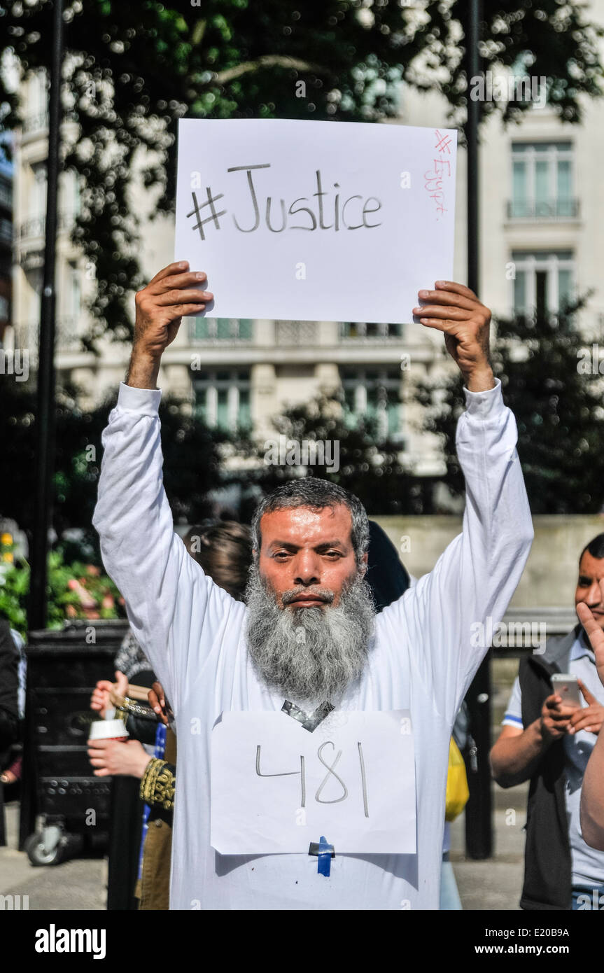 Egyptians stage protest against human rights abuses in Egypt including ...