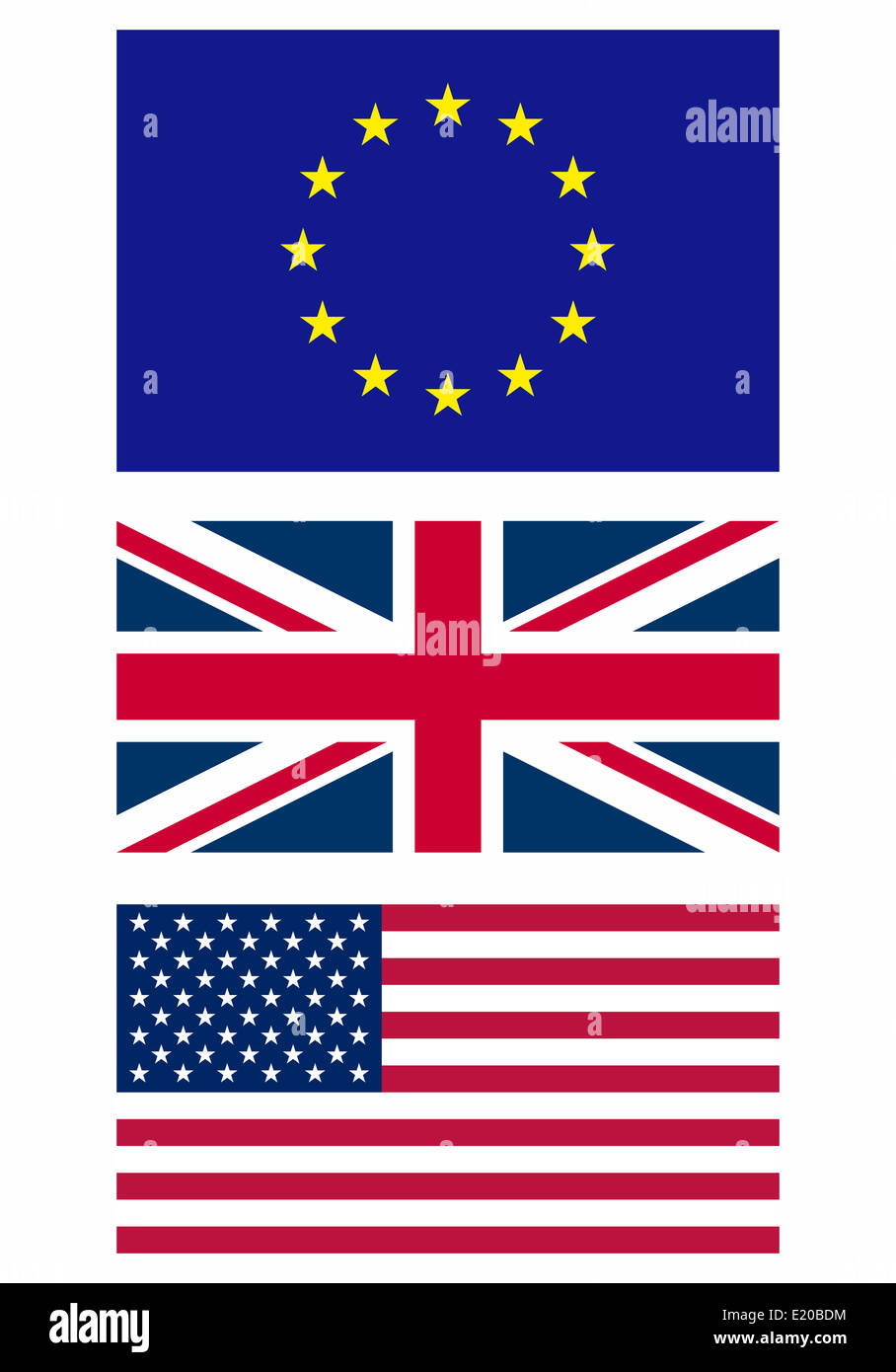 Standard flag uk Cut Out Stock Images & Pictures - Alamy