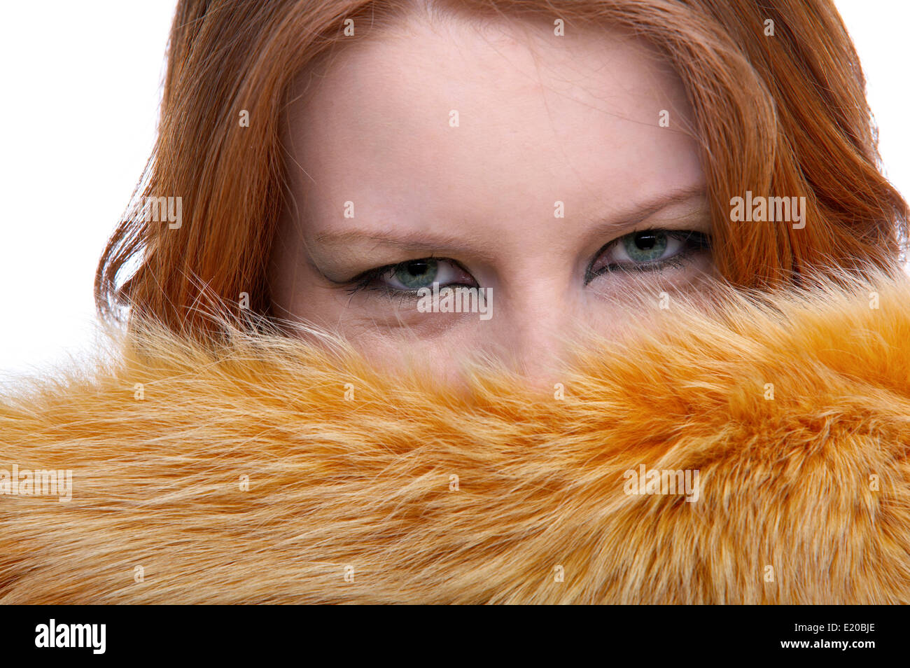 model hiding her face Stock Photo - Alamy