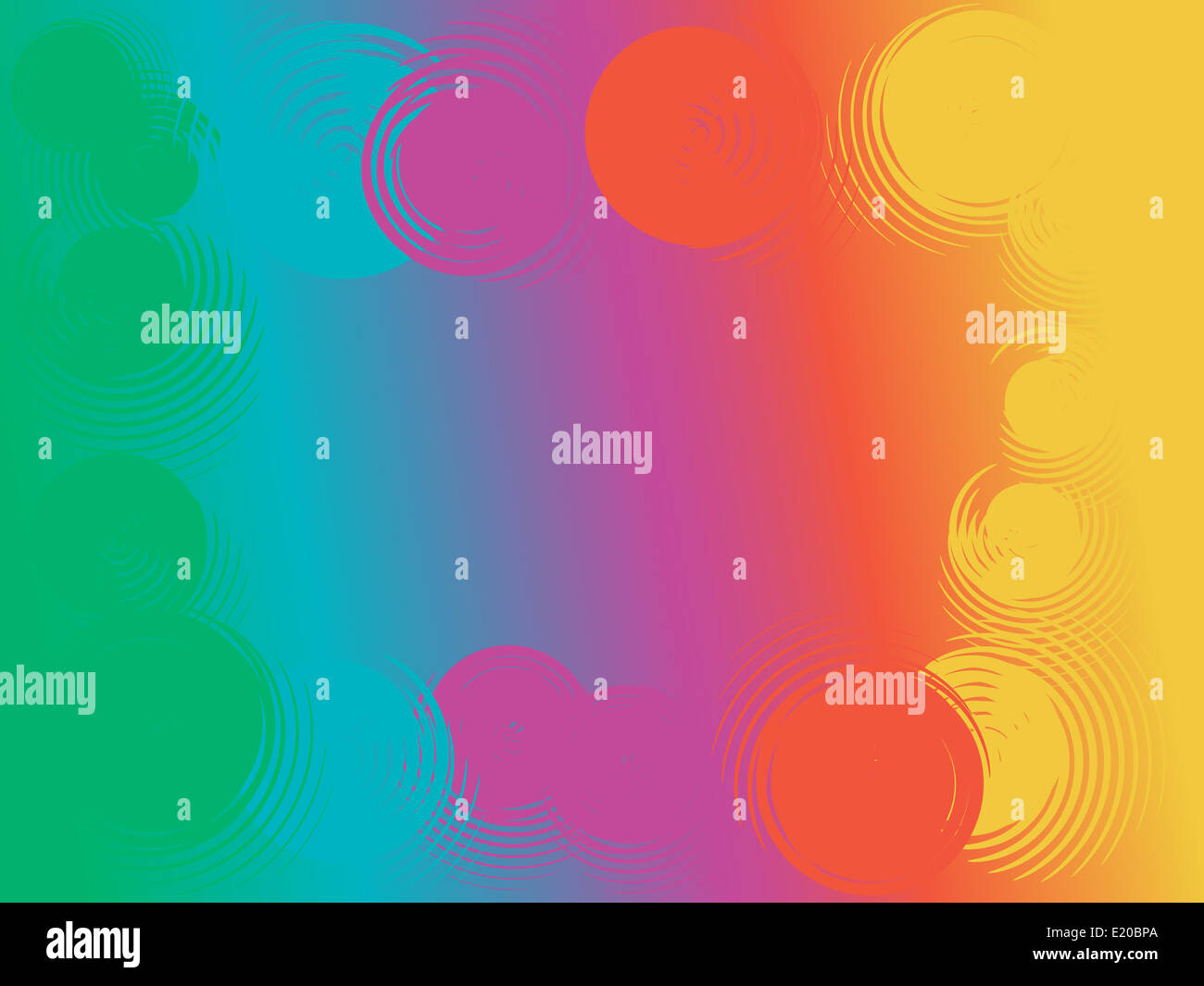 abstract rainbow circle background Stock Photo - Alamy