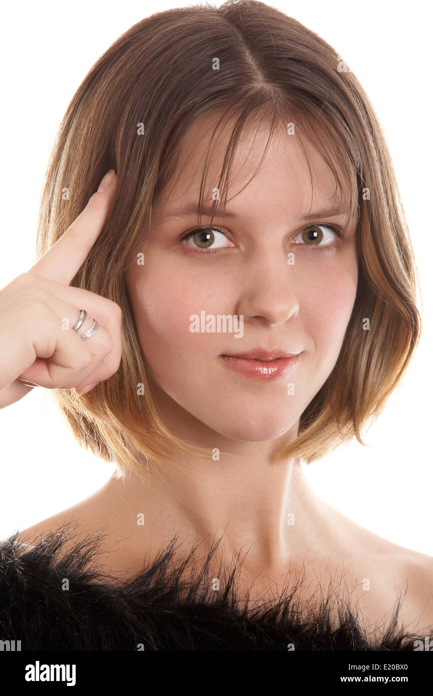 Idea pose hi-res stock photography and images - Alamy