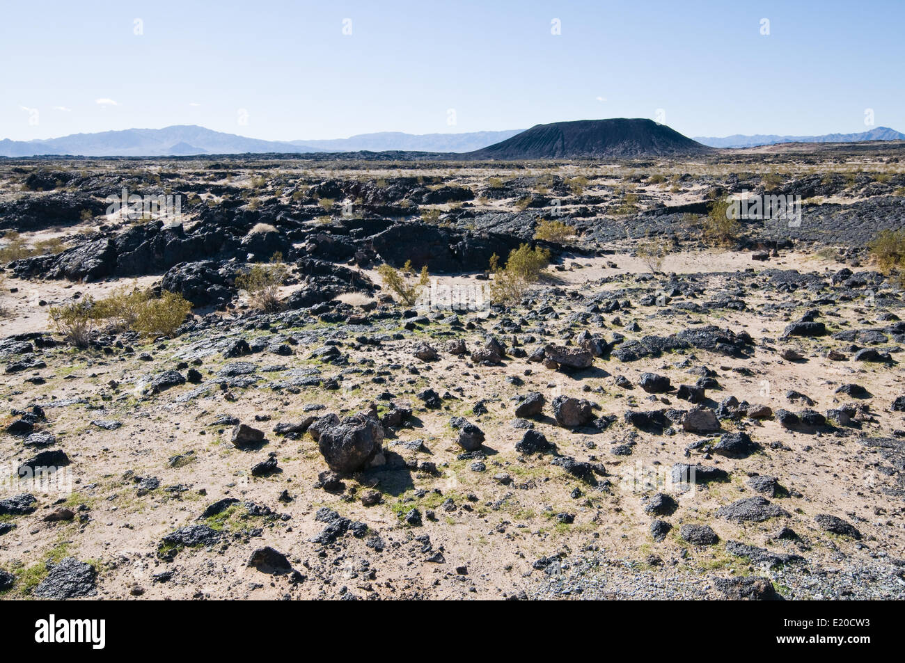 Amboy Crater California Extinct Volcano High Resolution Stock ...