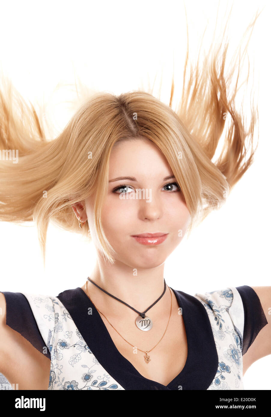 Pretty blonde girl Stock Photo - Alamy