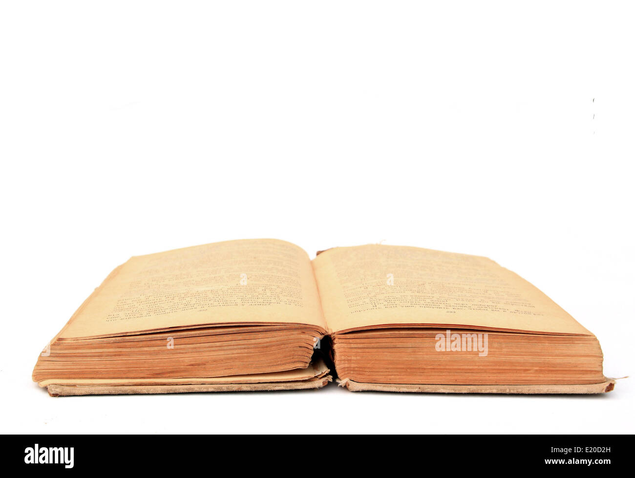 aging book on white background Stock Photo - Alamy