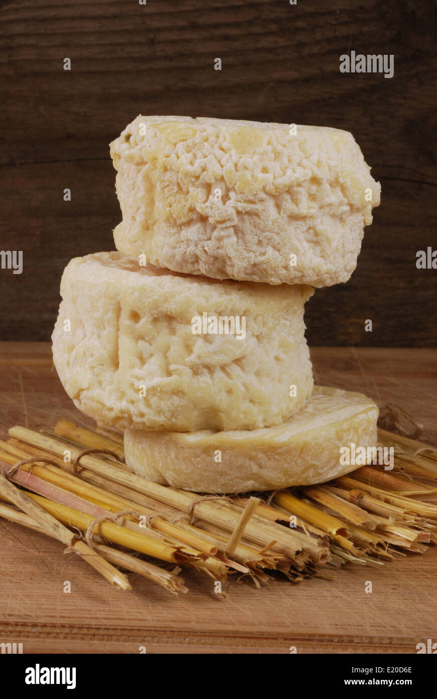 Goats cheese stack Stock Photo - Alamy