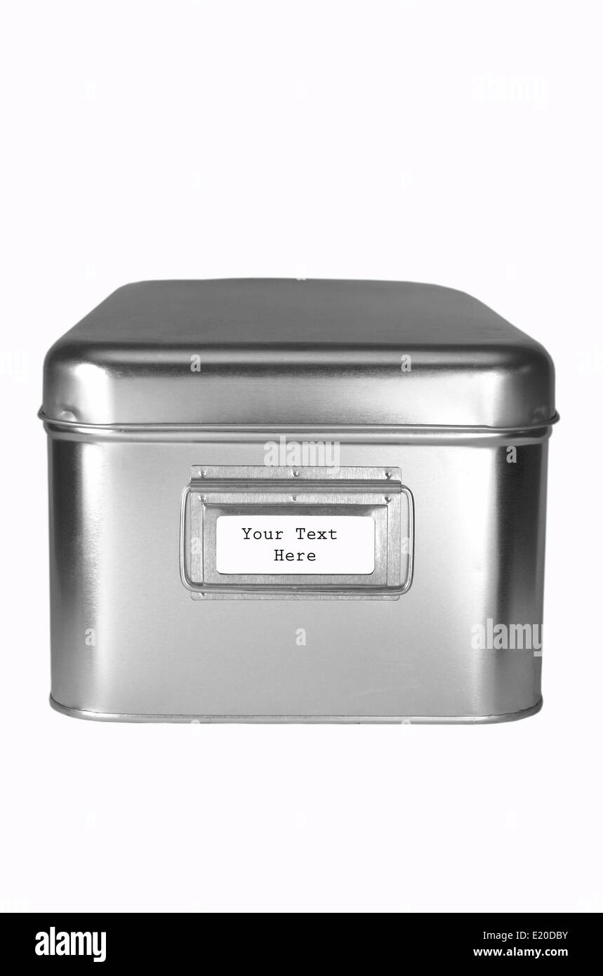 Metal storage Box Stock Photo - Alamy