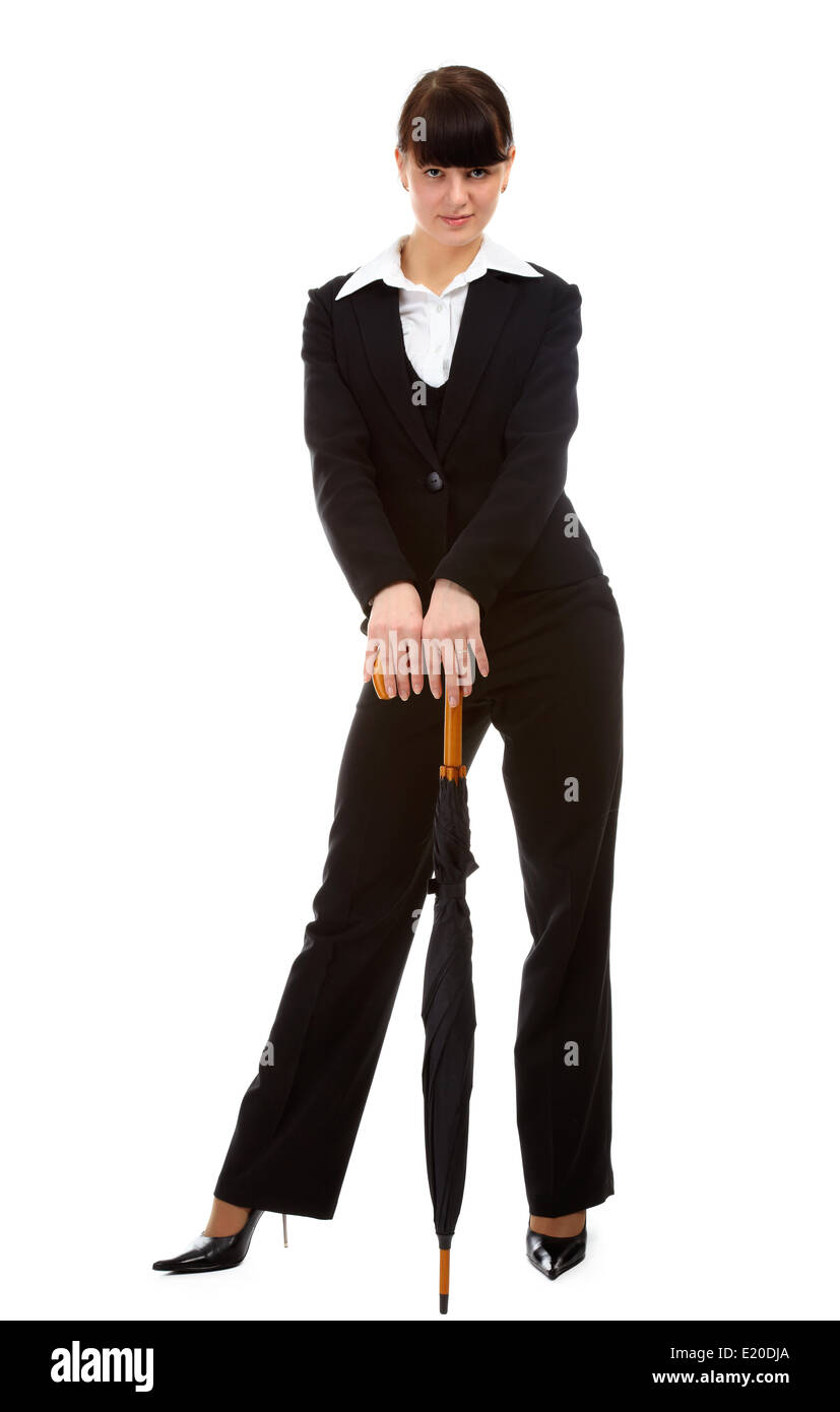 girl with umbrella Stock Photo - Alamy