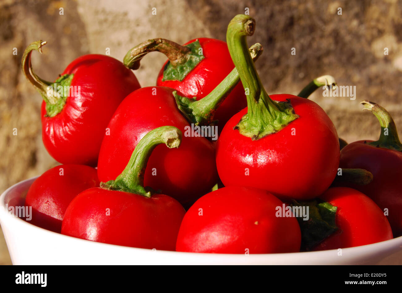 Red cherry chilli peppers hi-res stock photography and images - Alamy