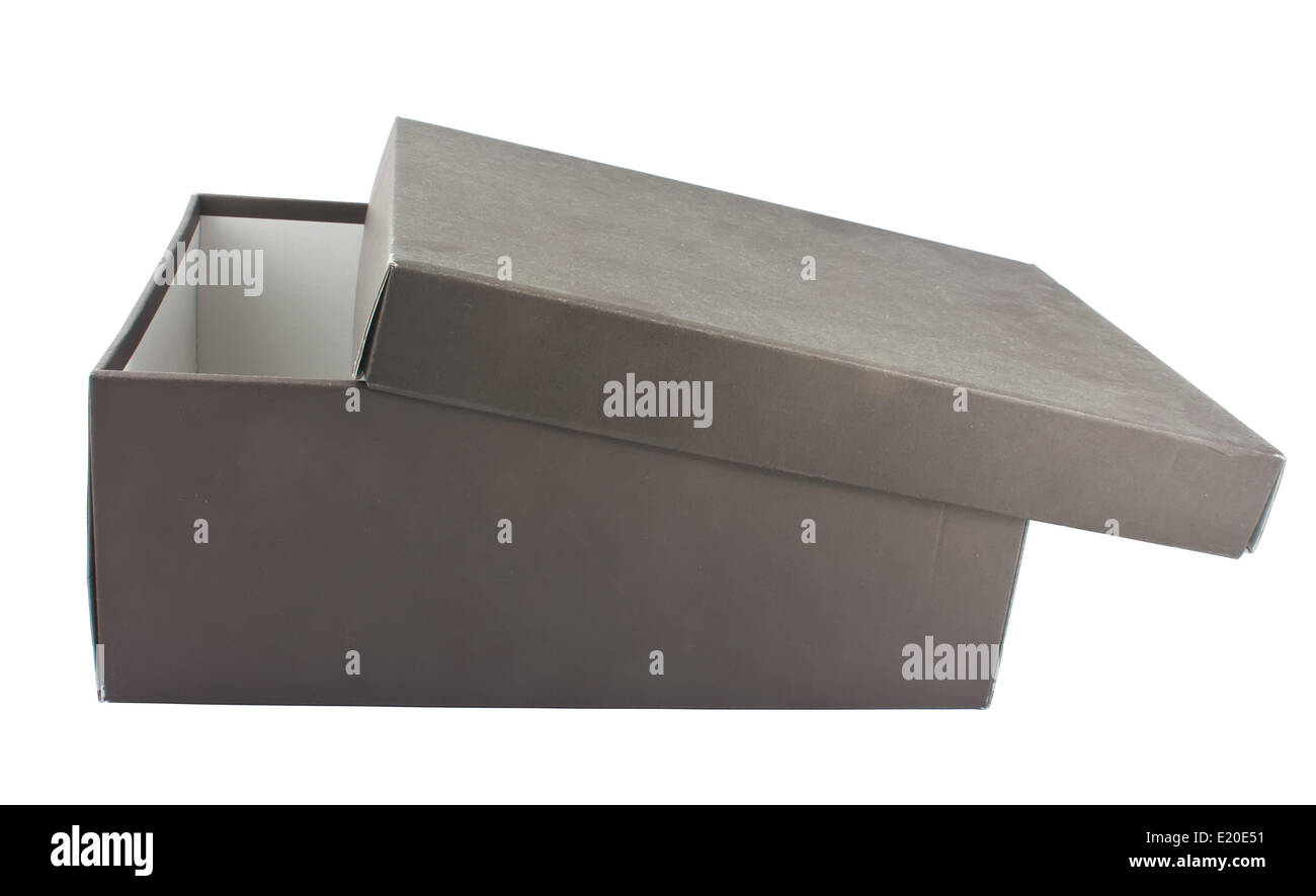 Opened empty box Cut Out Stock Images & Pictures - Alamy