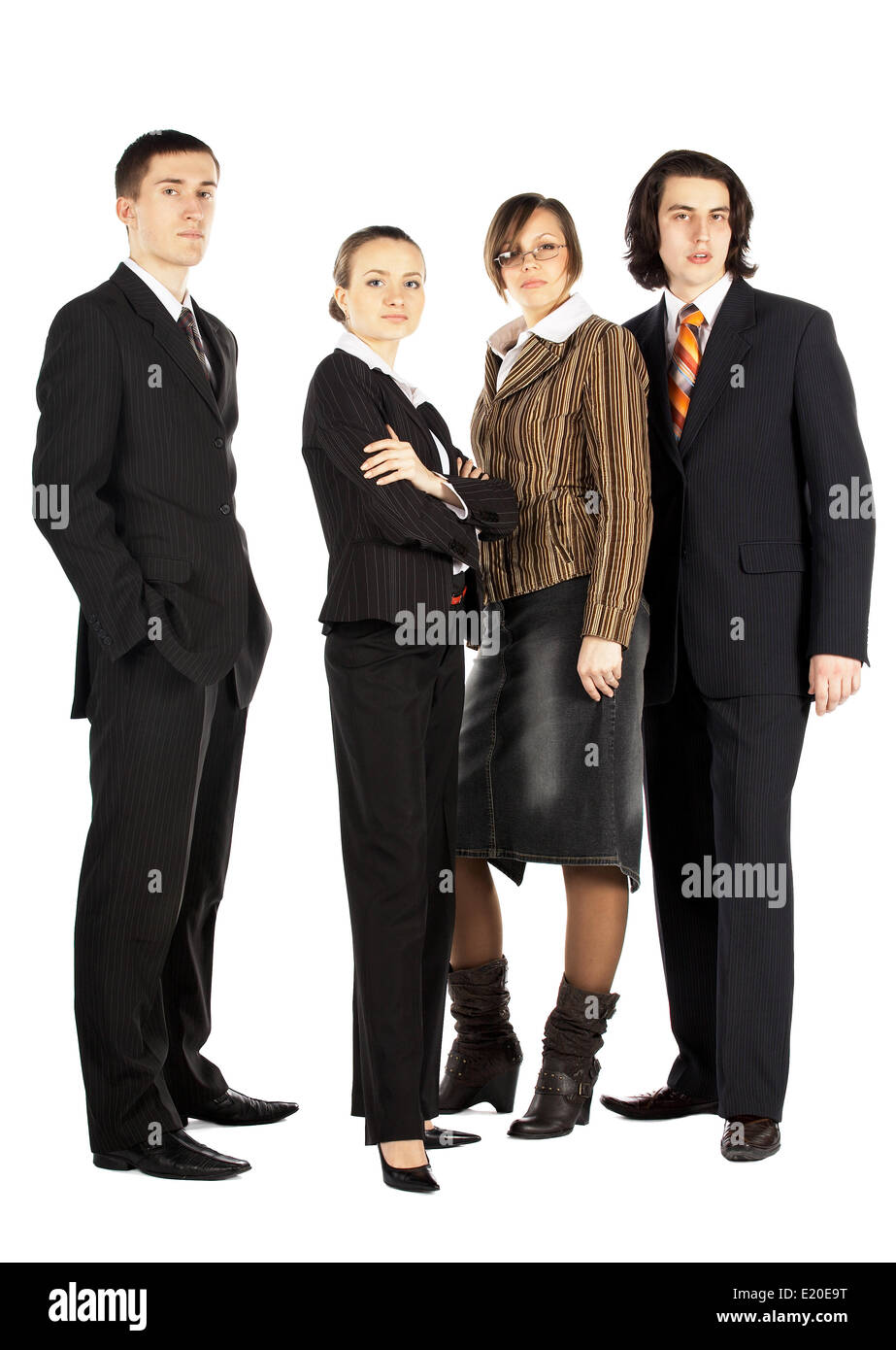 Team serious portrait office Cut Out Stock Images & Pictures - Alamy