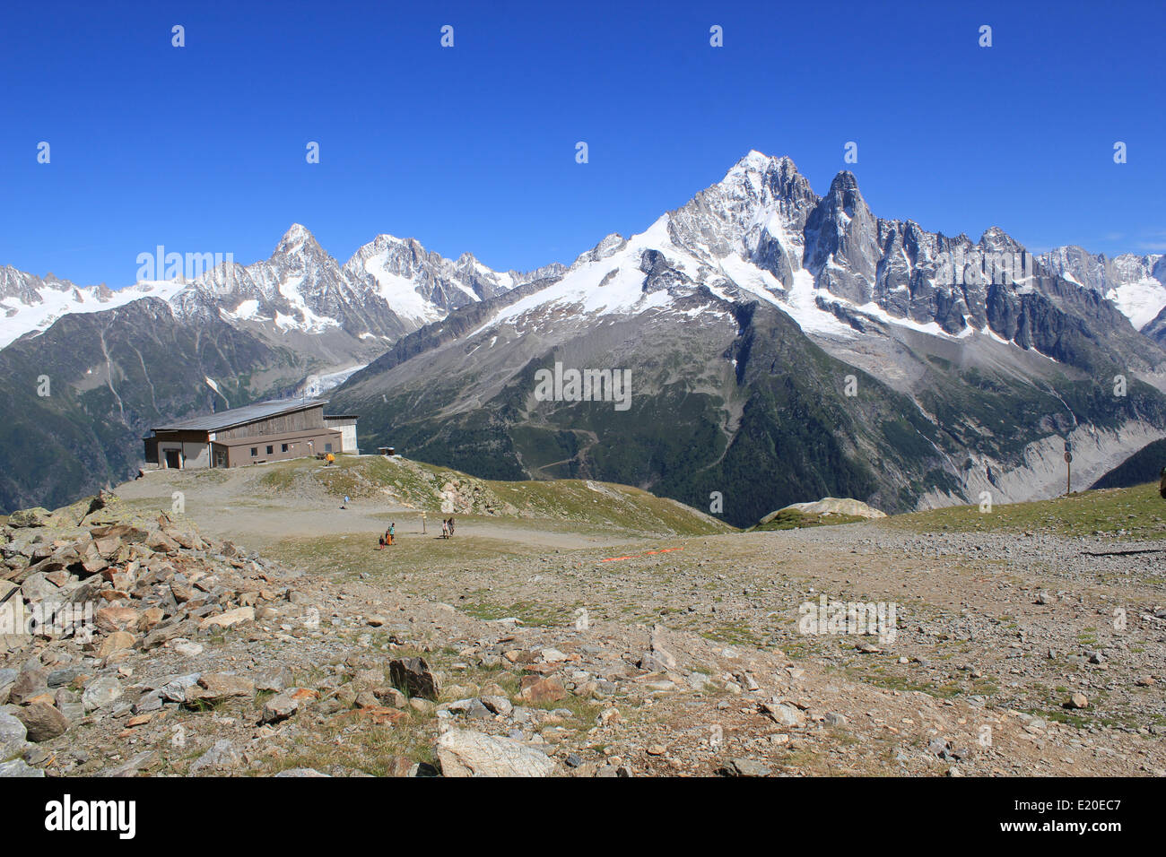Mont-Blanc massif, Chamonix, France Stock Photo - Alamy