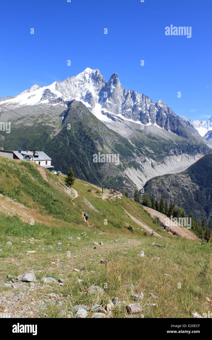 Mont-Blanc massif, Chamonix, France Stock Photo - Alamy