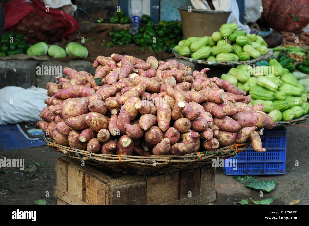 Yam farm hi-res stock photography and images - Alamy