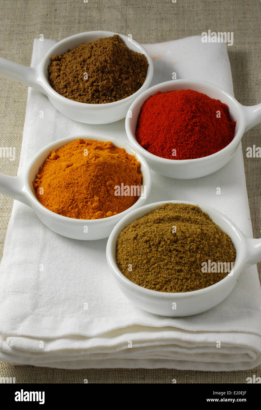 Indian ground spices Stock Photo - Alamy