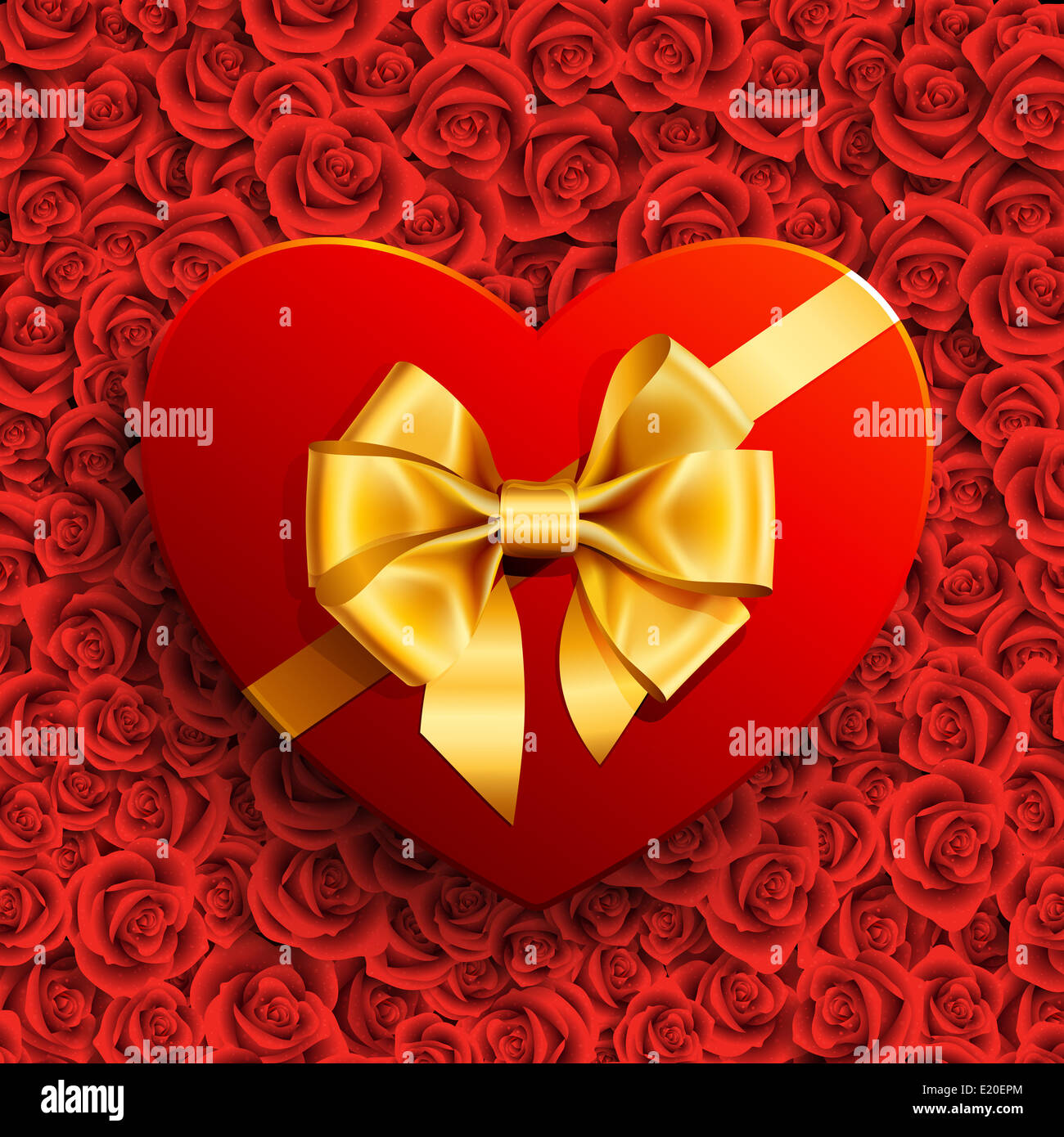 heart shape gift Stock Photo - Alamy