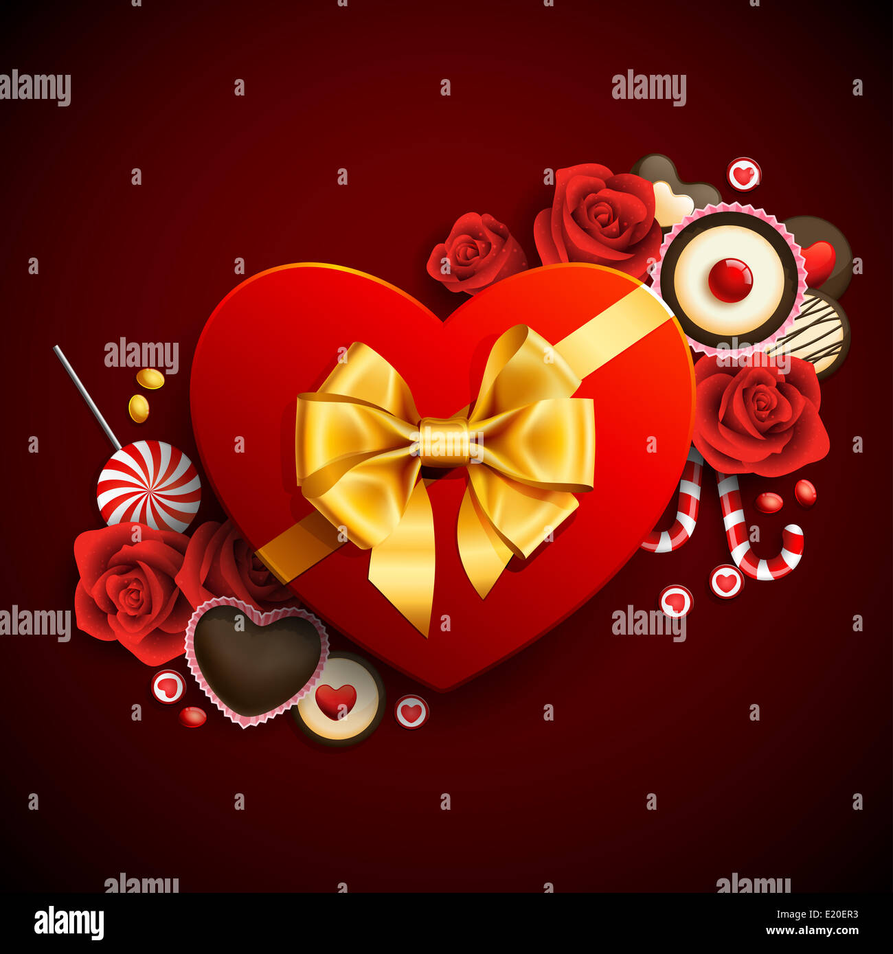 heart shape gift Stock Photo - Alamy