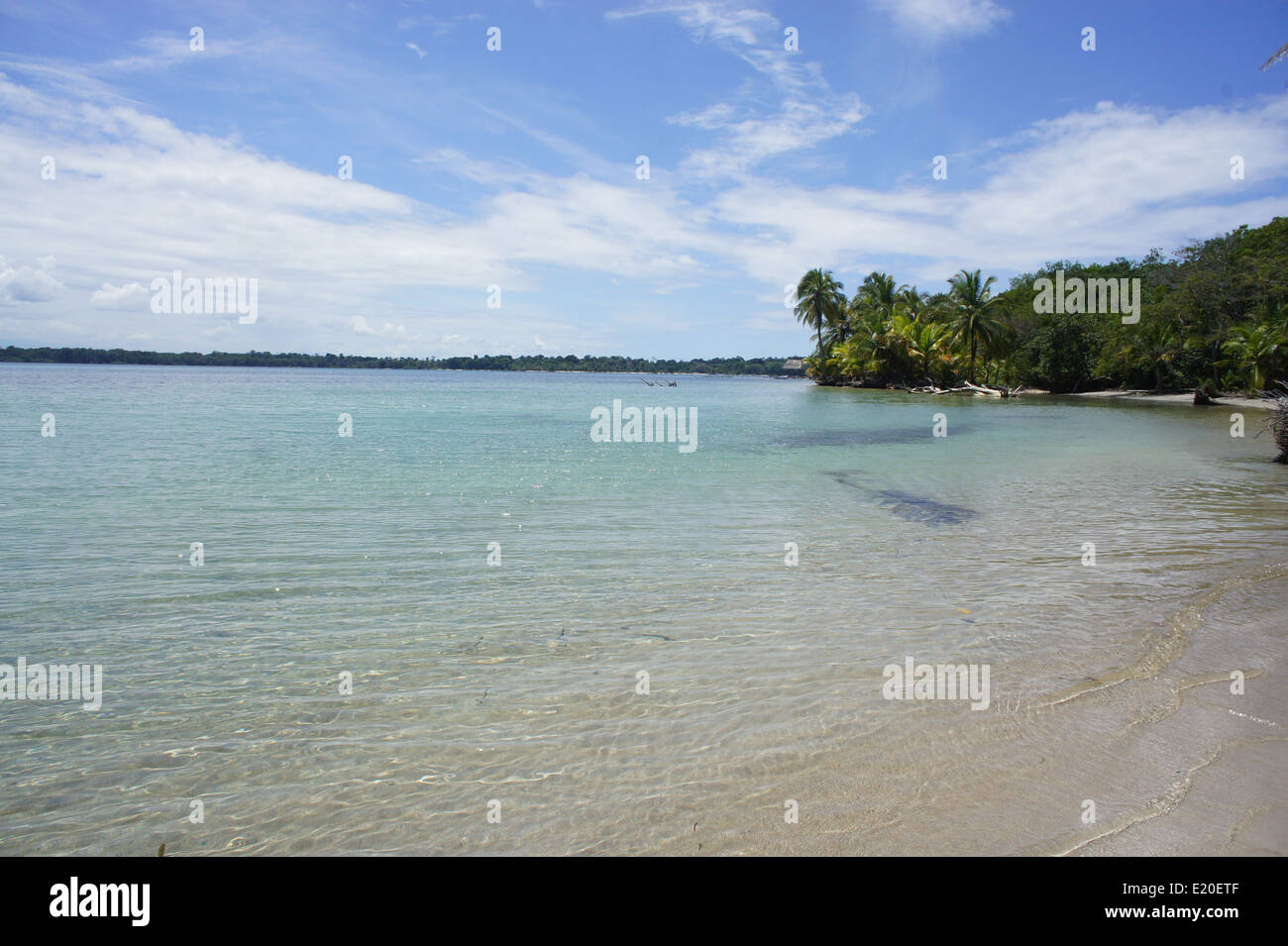 perfect natural carrbbean beach in costa rica Stock Photo - Alamy