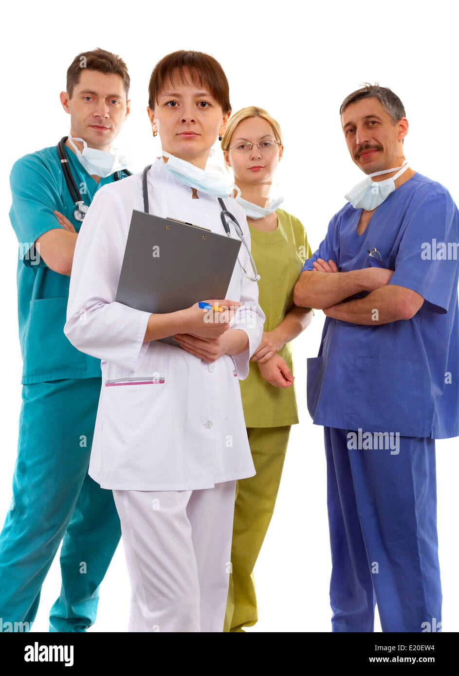Female male doctors schedule hi-res stock photography and images - Alamy