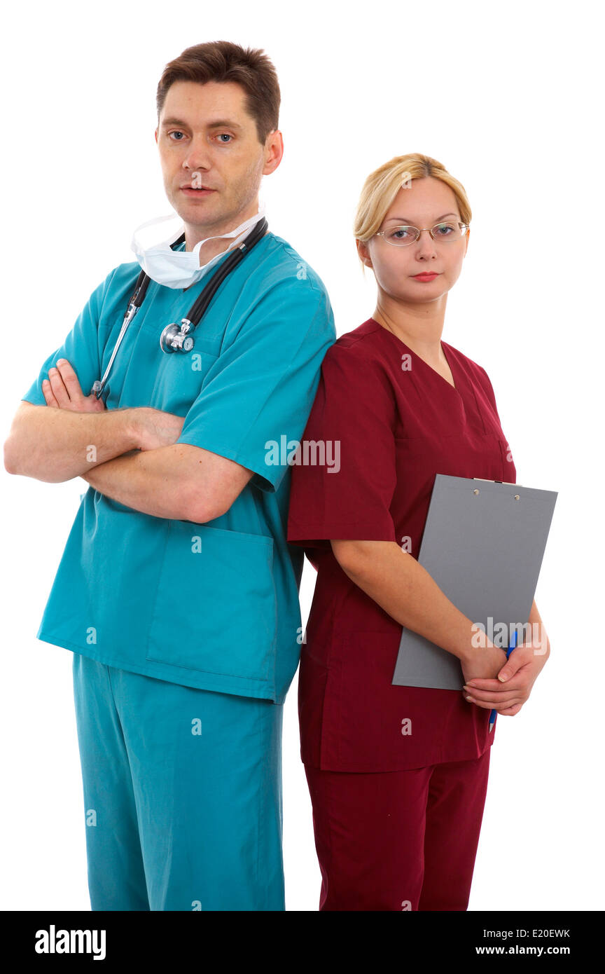 doctor and nurse Stock Photo - Alamy