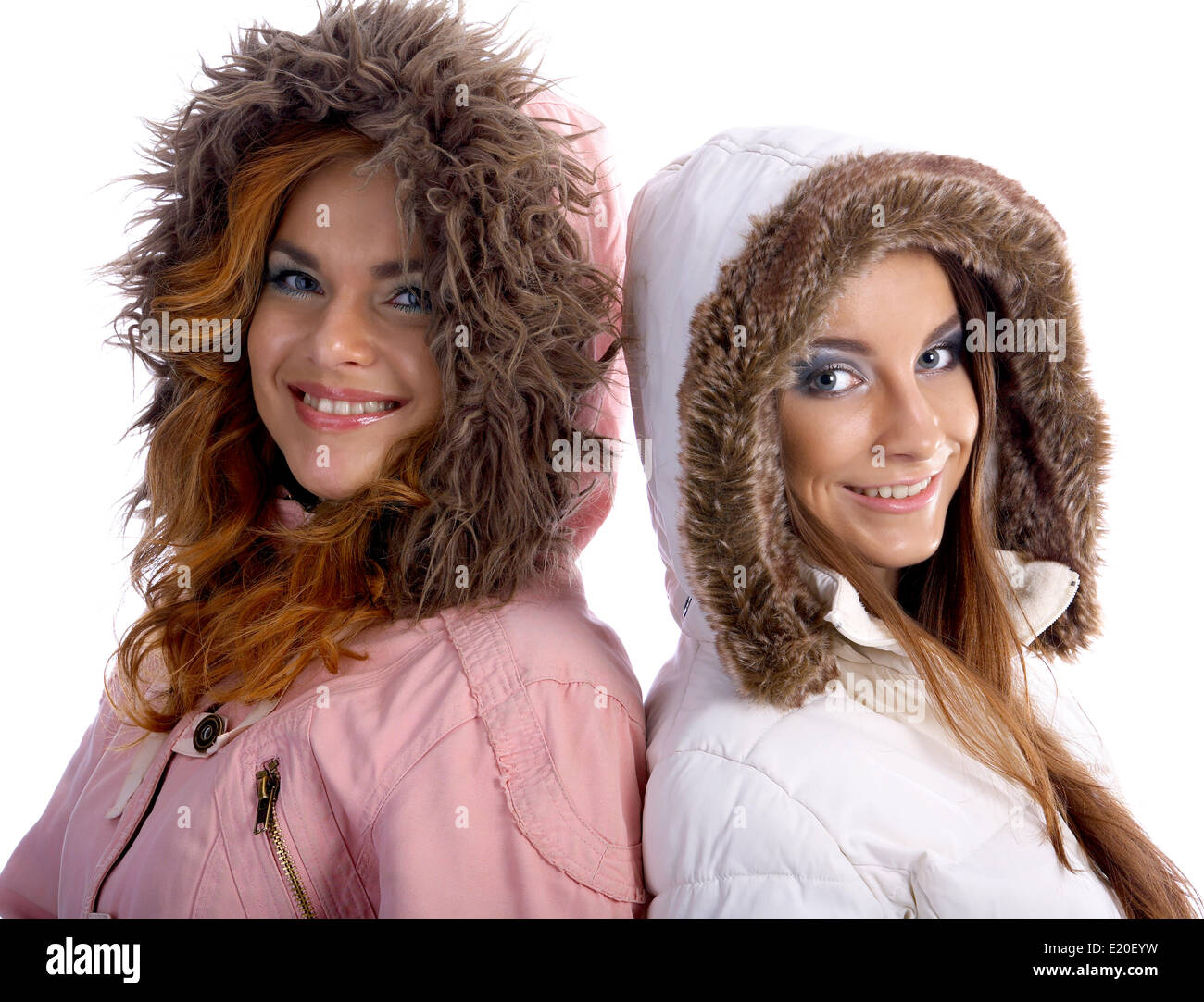 models in warm clothes Stock Photo - Alamy