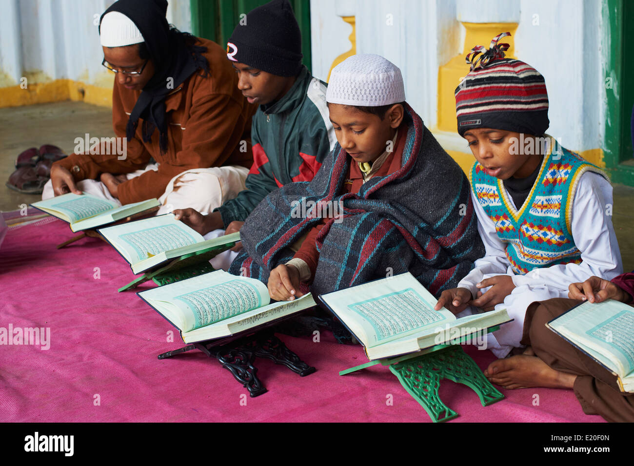 India, West Bengal, Hooghly-Chuchura, Imambara Medersa (Koranic school ...
