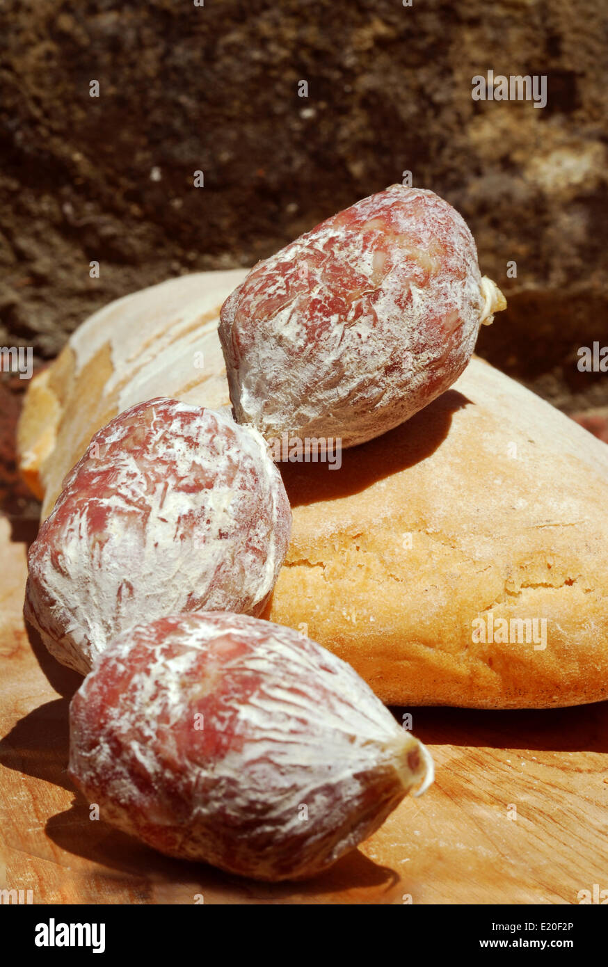 Mini salamis hi-res stock photography and images - Alamy