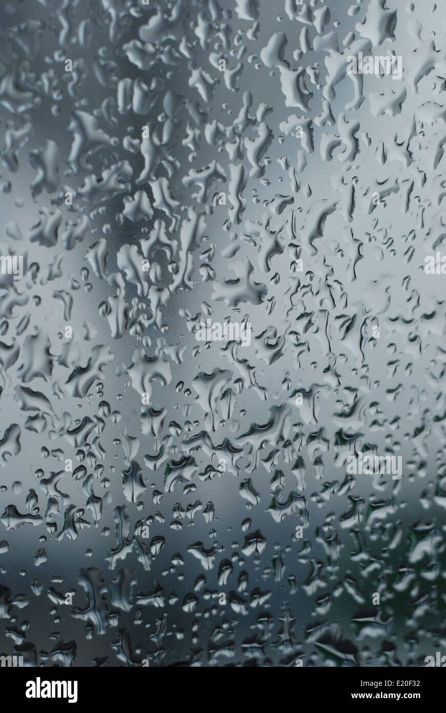 WATER ON GLASS Stock Photo - Alamy