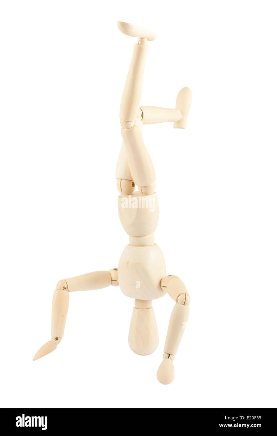 wooden figure concepts Stock Photo - Alamy