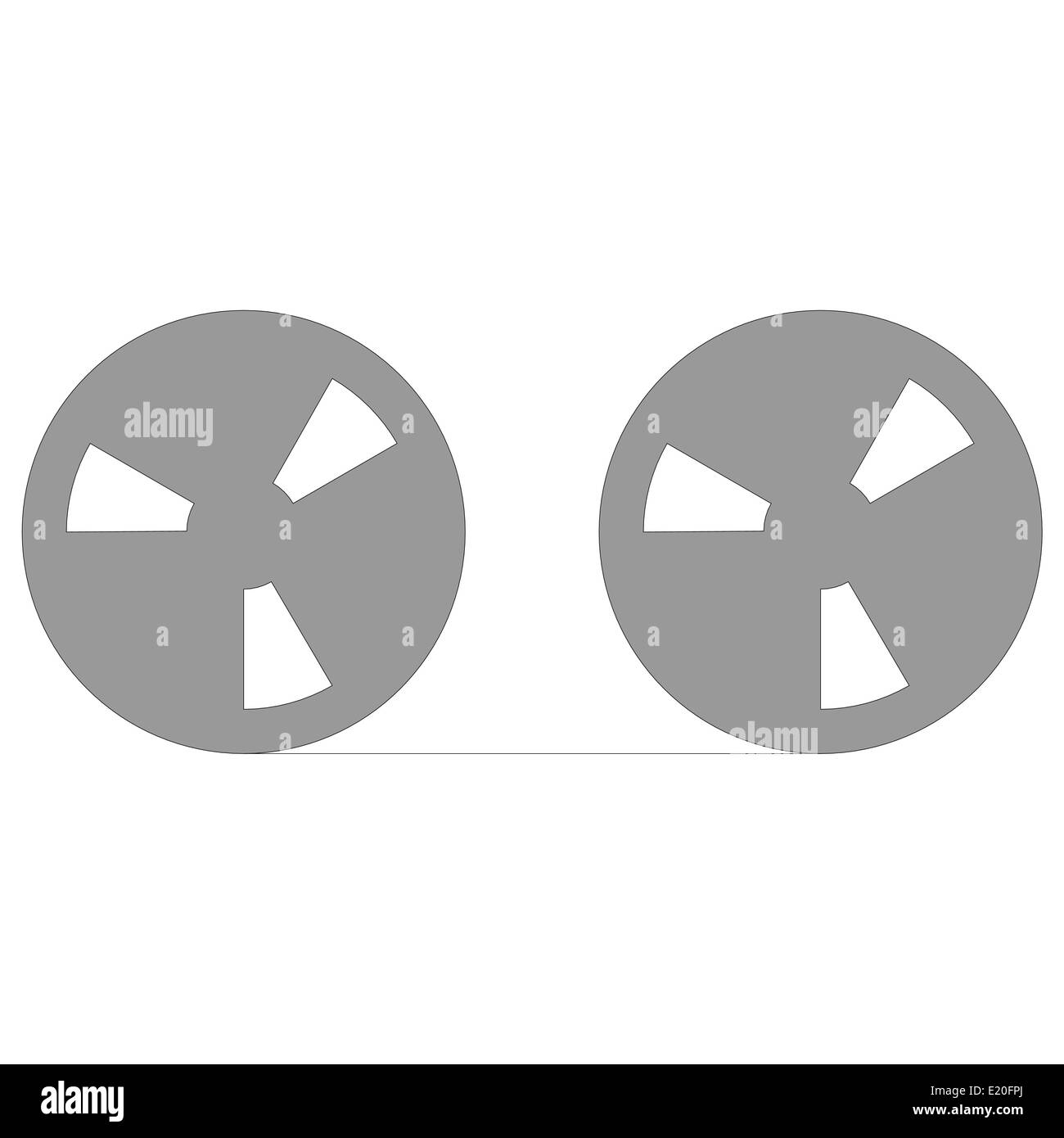 Magnetic storage tape Black and White Stock Photos & Images - Alamy