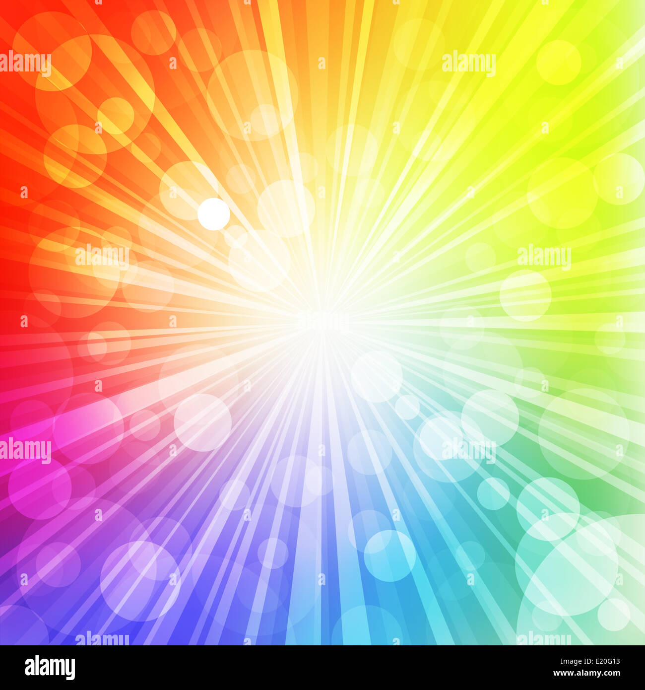 Rainbow light explosion hi-res stock photography and images - Alamy