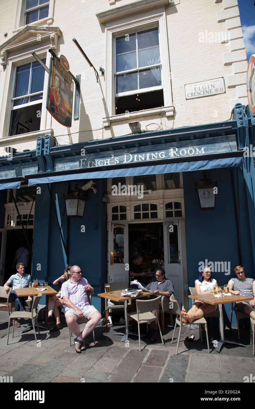 Duke of Wellington Pub on Corner of Elgin Crescent and Portobello Rd in ...