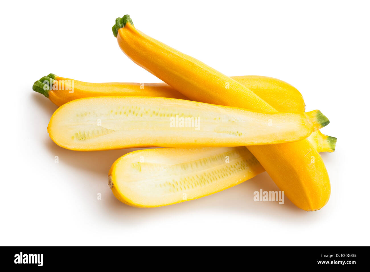 yellow squash isolated Stock Photo - Alamy