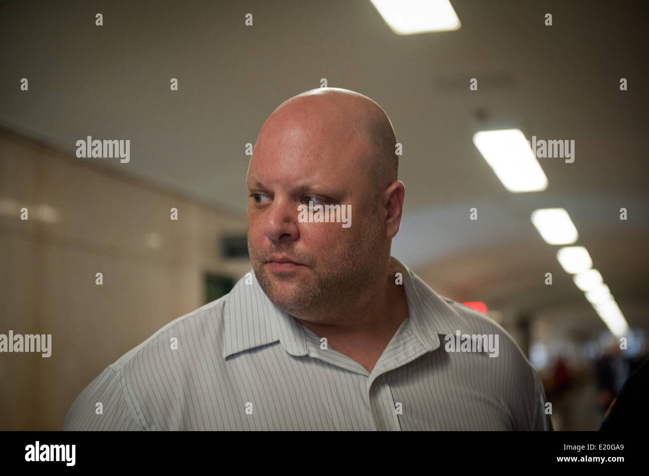 Manhattan, New York, USA. 11th June, 2014. CARMINE VITOLO arrives for ...