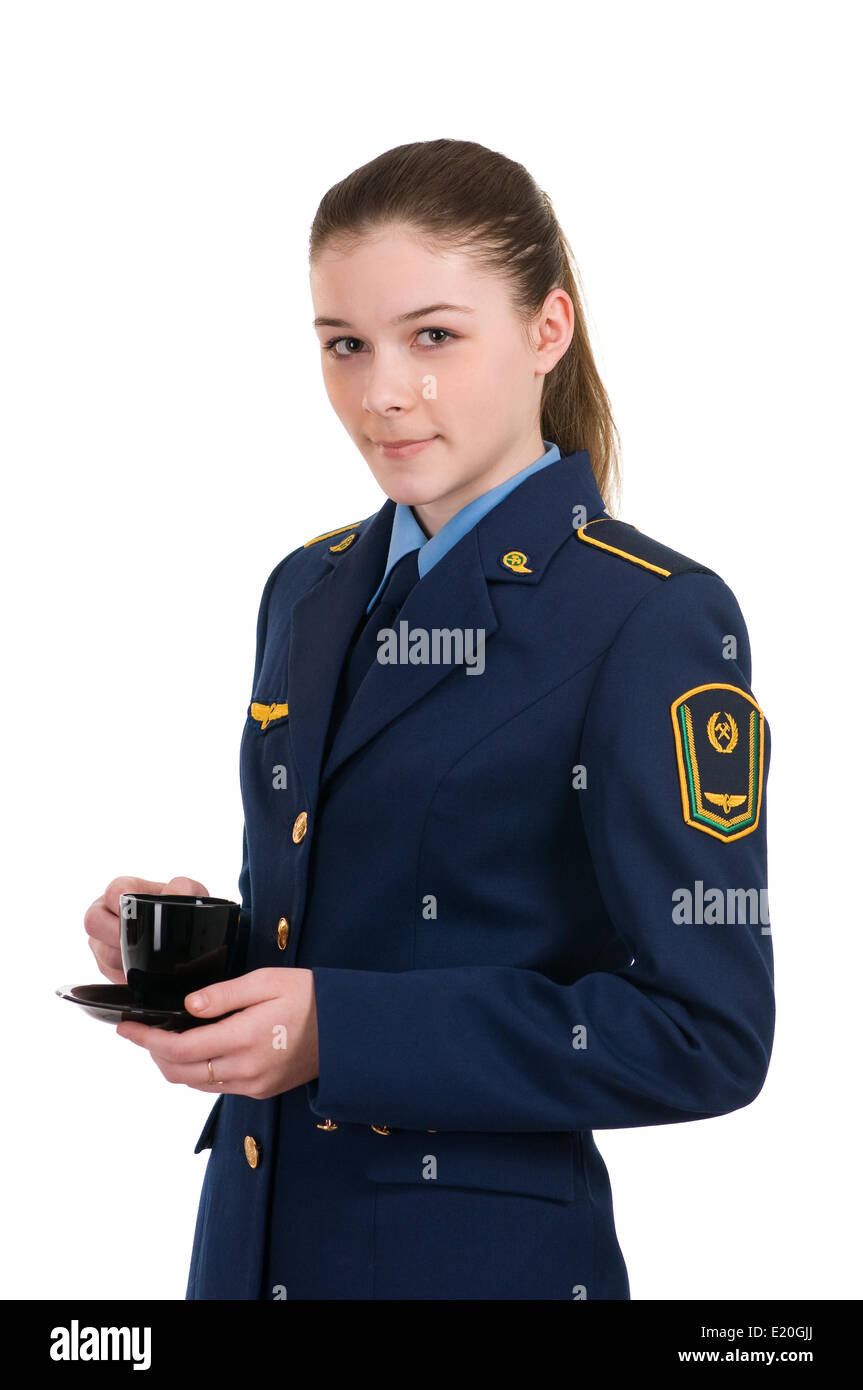 girl in uniform Stock Photo - Alamy
