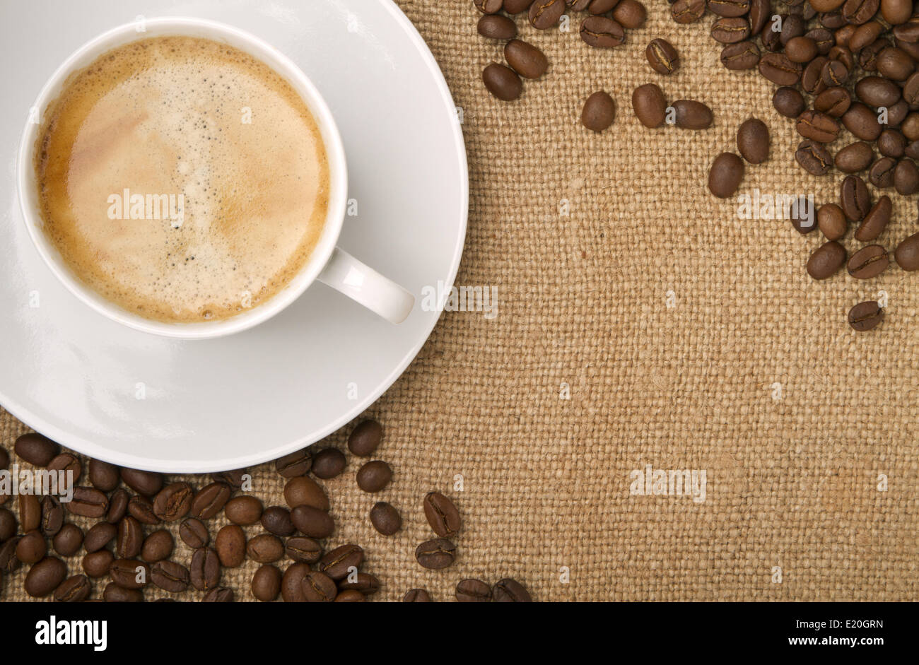 coffee beans as a frame Stock Photo - Alamy